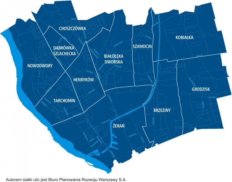 Dzielnica Białołęka - Zarząd Dróg Miejskich w Warszawie