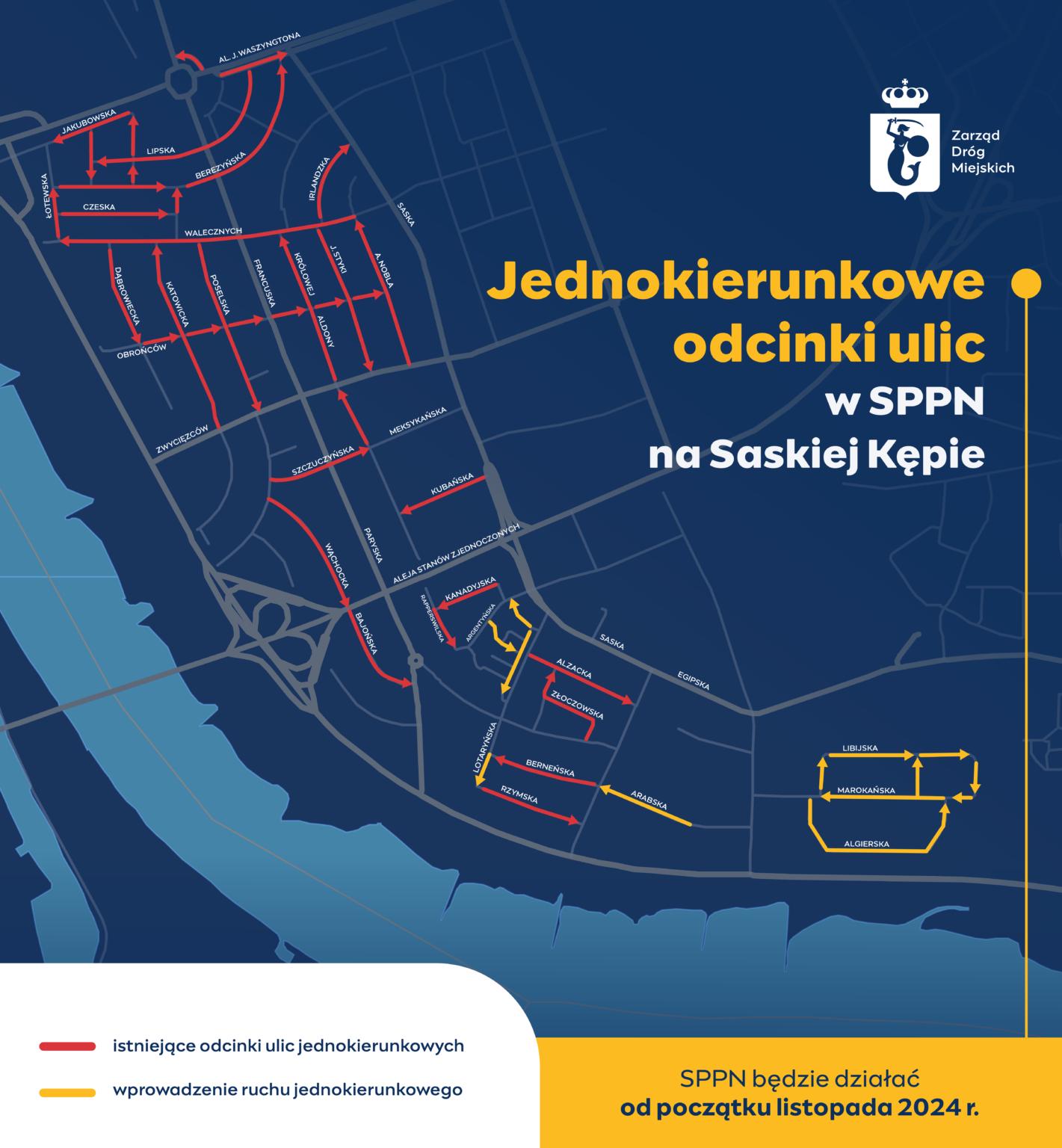 SPPN na Saskiej Kępie - Zarząd Dróg Miejskich w Warszawie